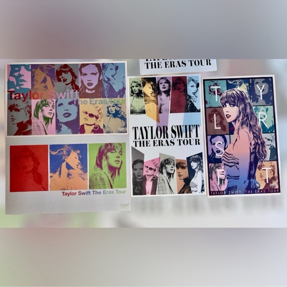 Taylor Swift | Wall Decor | Taylor Swift The Eras Tour Vip Poster Set ...